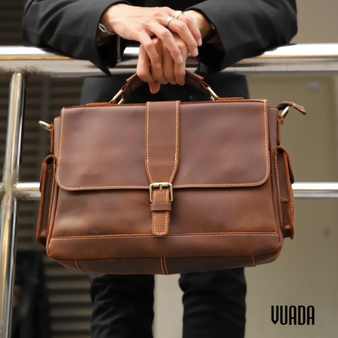 Túi Công Sở Da Bò Cao Cấp - Da Thật 100%